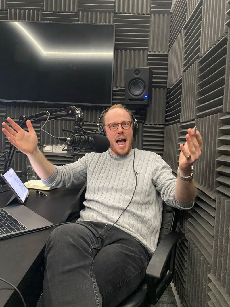 Oliver Bruce on his sound-proof, distraction-proof podcast studio